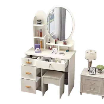 Indoor Unique Vanity French Style Low Price Dressing Table Long Mirror ...