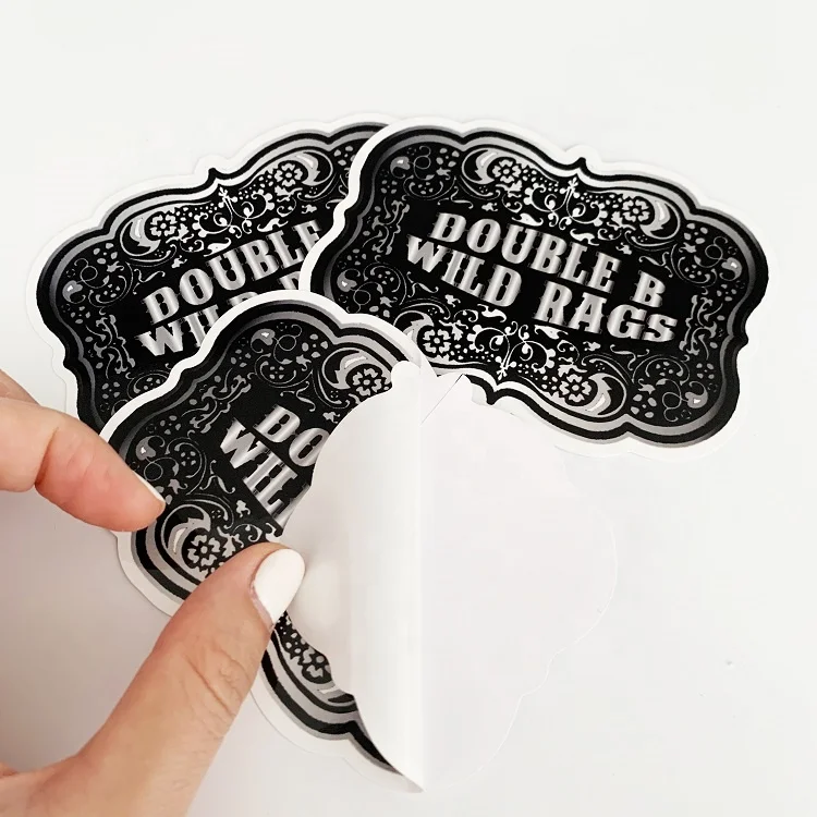 Custom White Waterproof Vinyl Stickers - Digital Printing