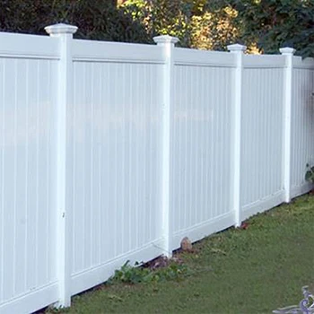 6'x8' White Pvc Fencing Garden Pvc Fencing White Vinyl Fence Panel ...