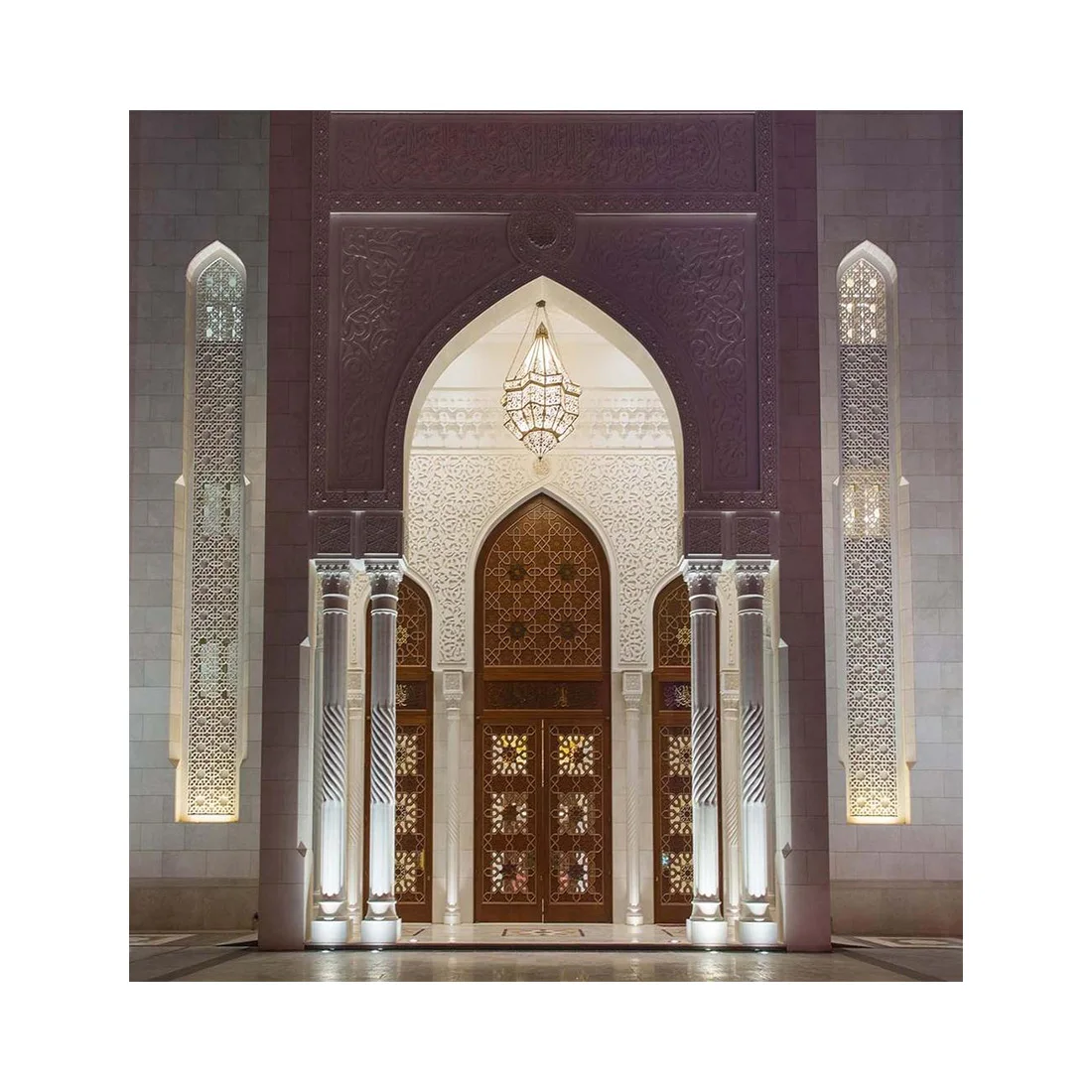 Metal Mosque Door Design Space Frame Steel Structure Mosque Gate - Buy ...