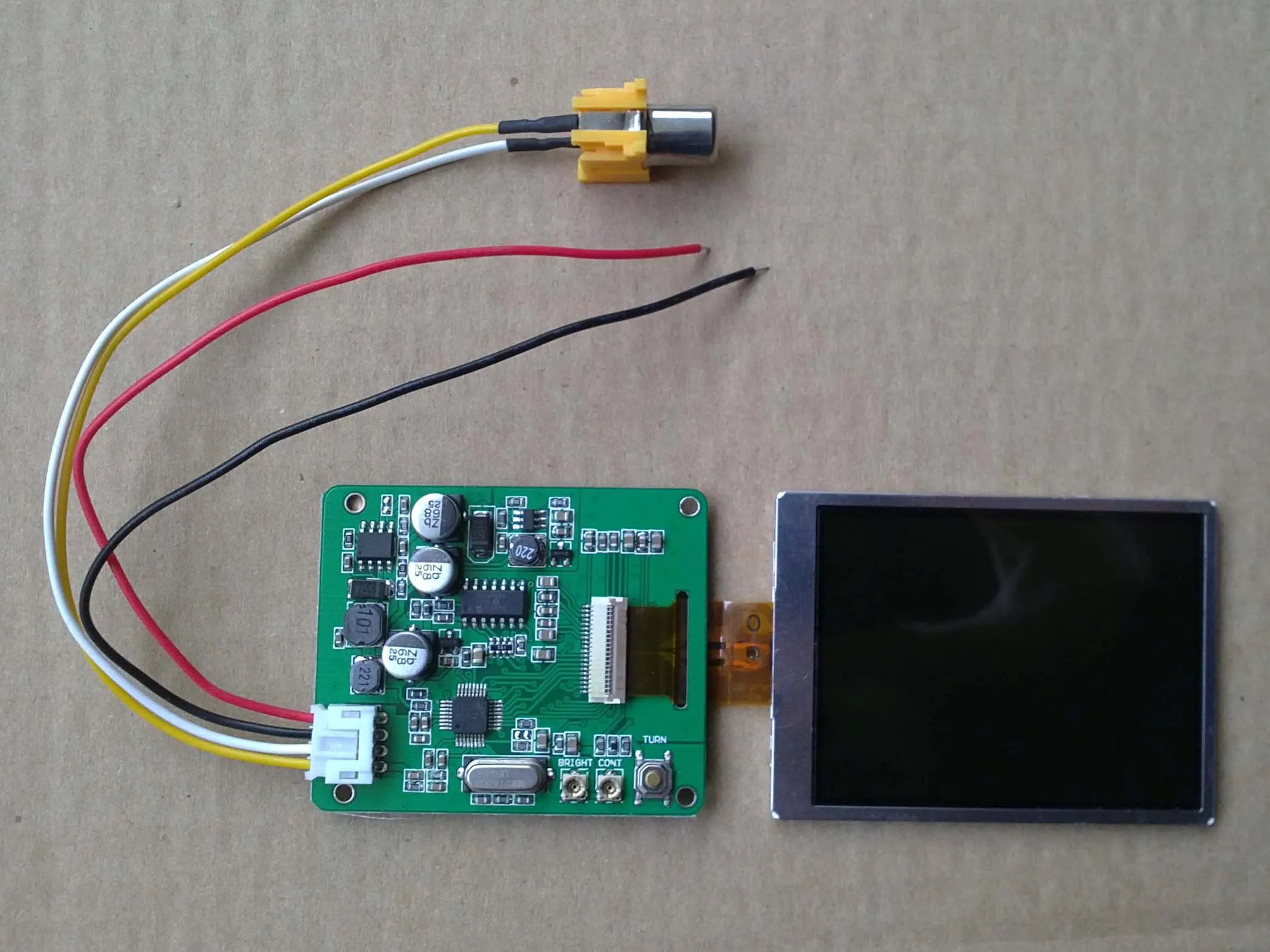 2.5inch LCD Display Module - NTSC/PAL with WLED Light Source