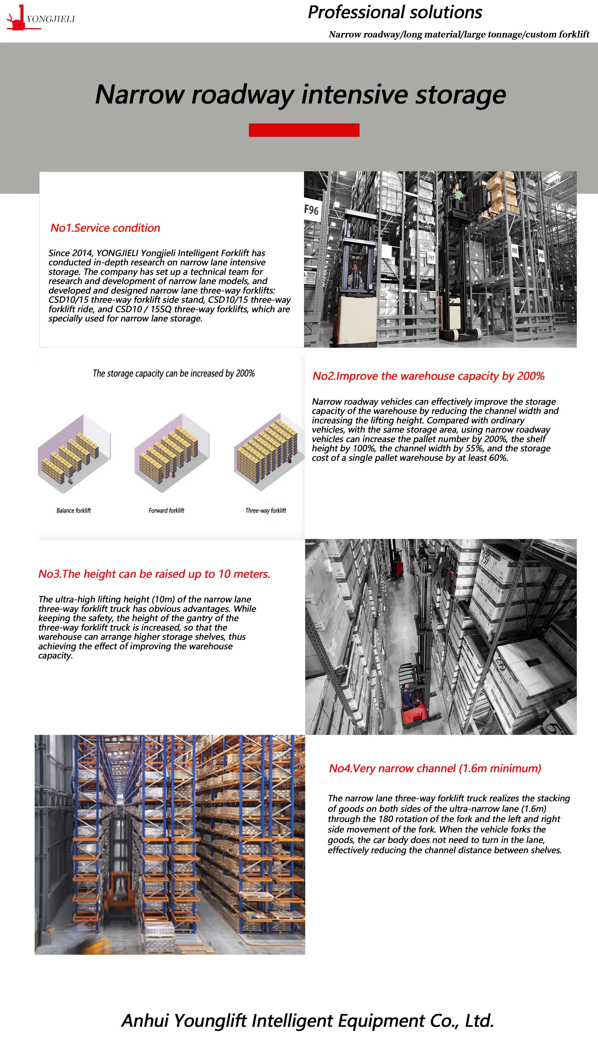 Auto Counter Balance Electric Pallet Stacker 1.5T