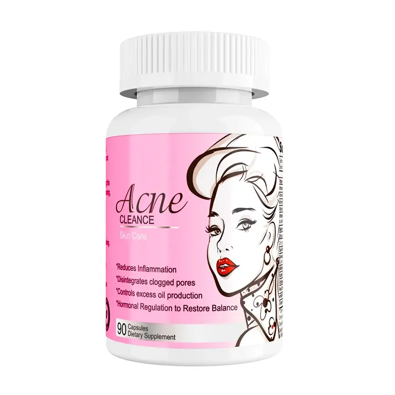 Acne Supplement Skin Care Anti Acne Cleanse Capsule Vegan Acne Capsule ...