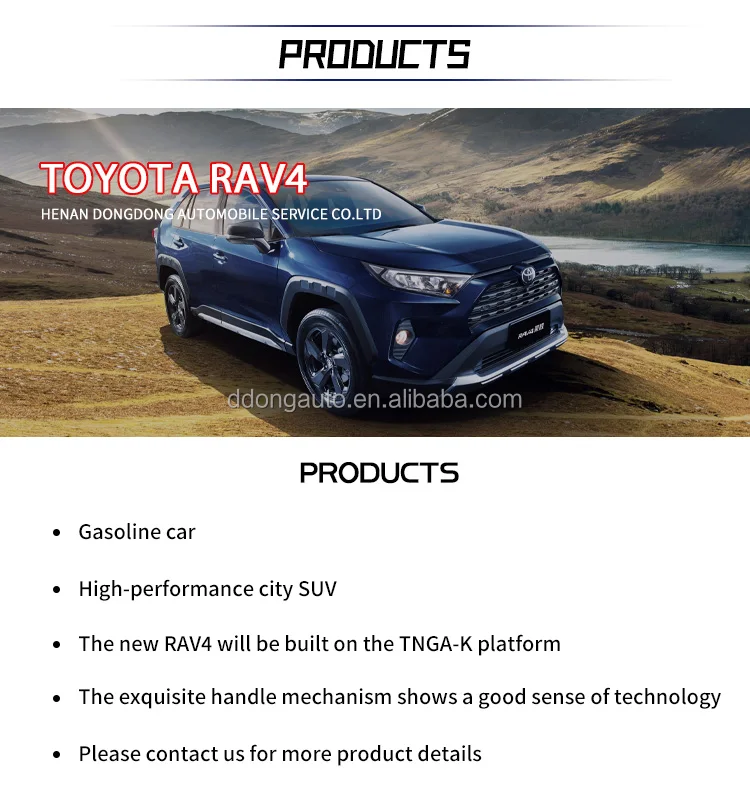 Hot Sale Petrol Vehicle To-yota Rav4 Series Auto Suv Vehicle Gasoline ...