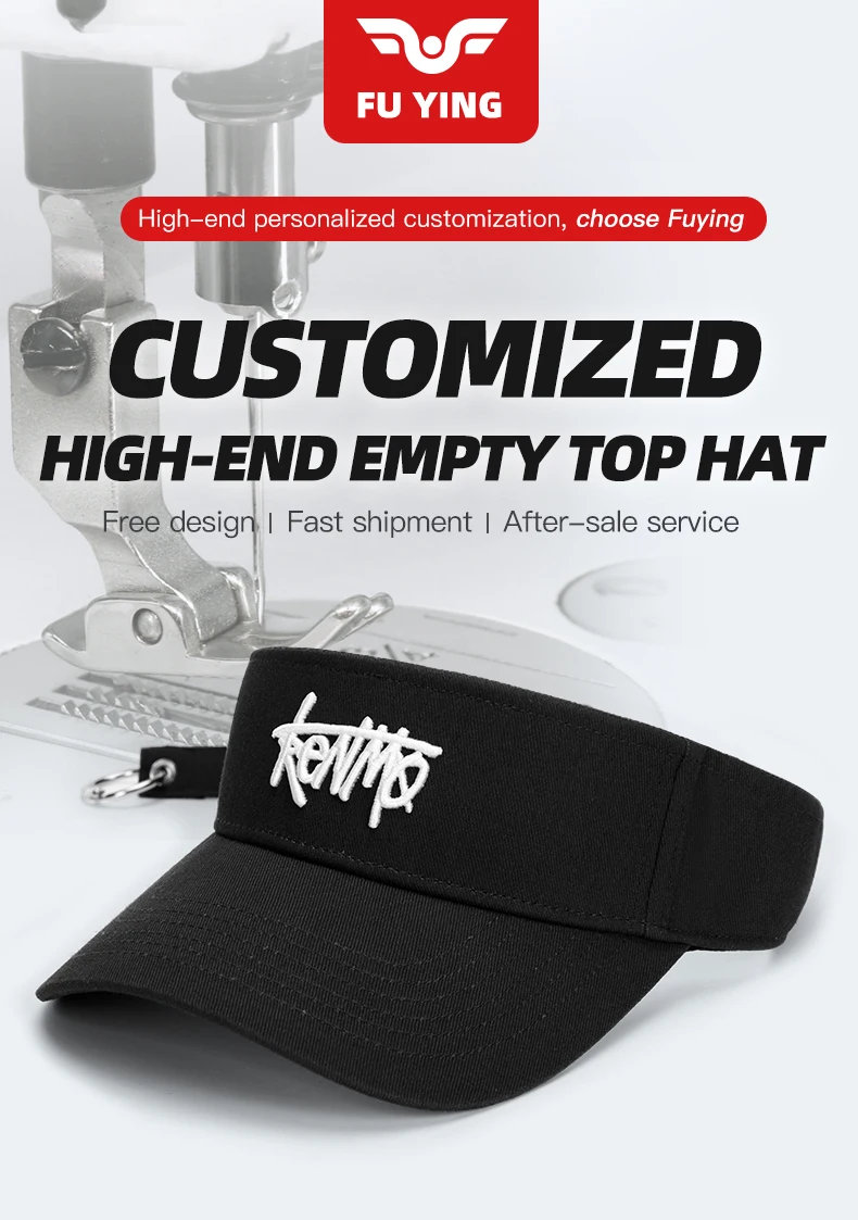 Personality Streamer Empty Top Hat Trendy Brand Tennis Cap Summer ...