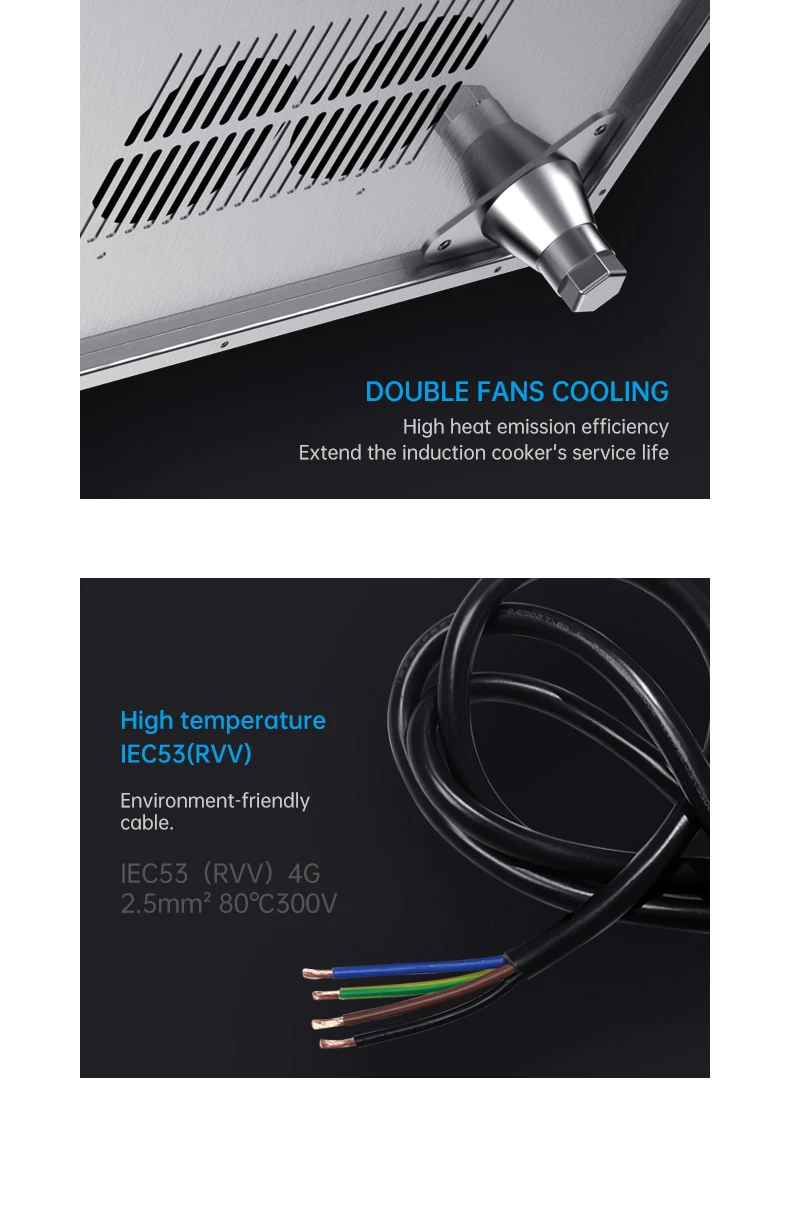 8000W Induction Cooker - High Power Cooking for Restaurants