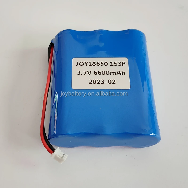 3.7v 6600mah 18650 3p Li-ion Lithium Rechargeable Battery Pack With Pcb ...