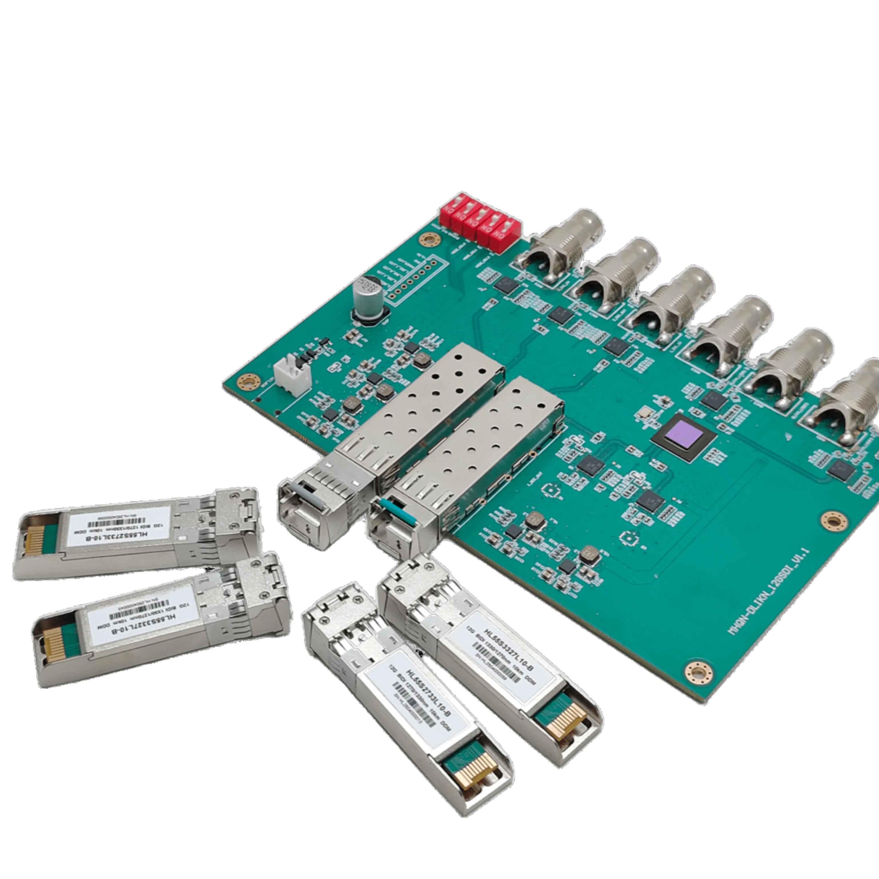 12G-SDI SFP Video Modules Dual LC Pathological Signal Switches for ...