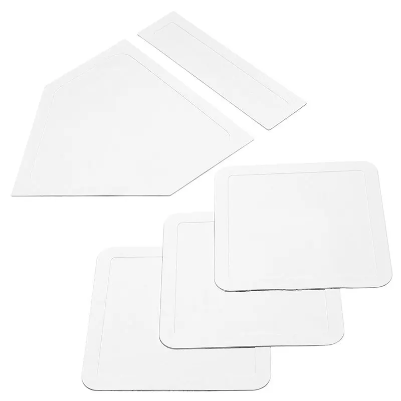 Custom Color Rubber Baseball Bases 5 Piece Base Baseball Throw Down Set ...