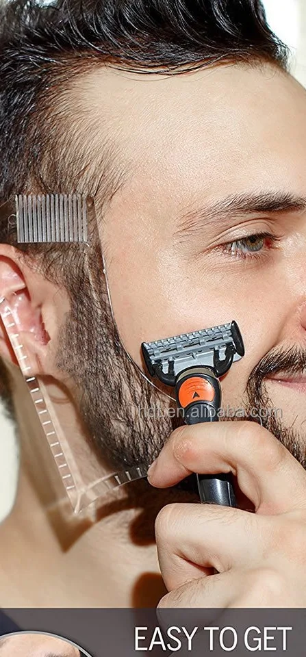 Best Men Gift Beard Shaping & Styling Tool Styling Comb Template For ...