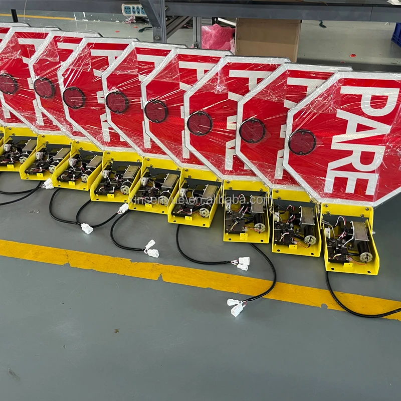 Led Stop Sign For School Bus With Warning Light & Oem Options