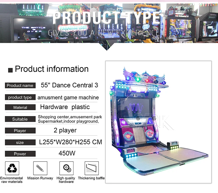 Indoor Amusement Video Game Kids Dancing Machine Just Dance Arcade Game ...