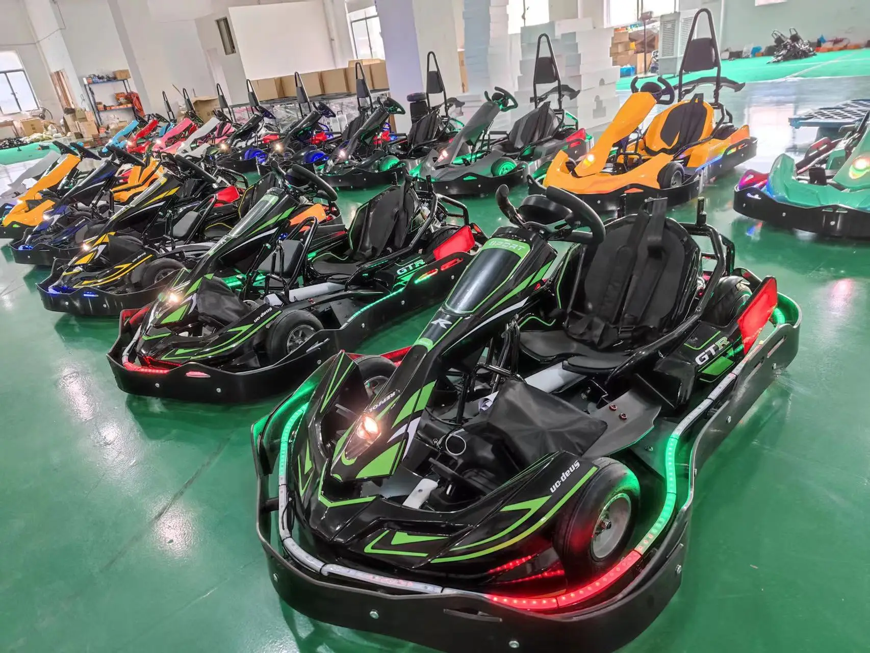 Karting Electric Go Kart Car Go Cart Racing Go Karts for Adults Kids ...