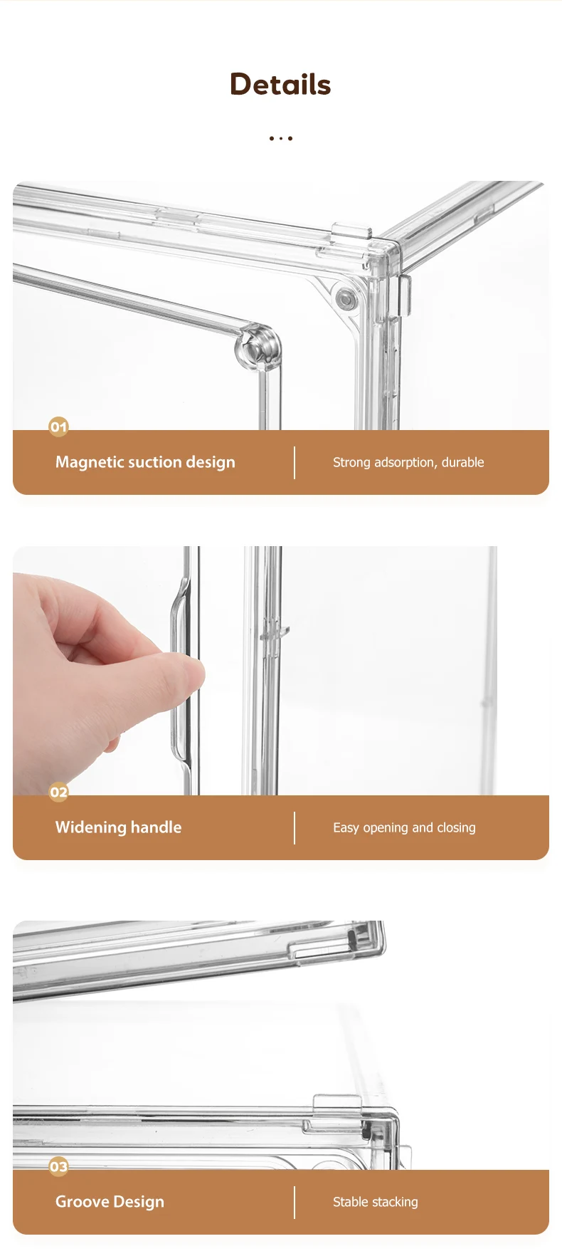 PET Plastic Display Box - Ideal for Stuffed Toy Storage