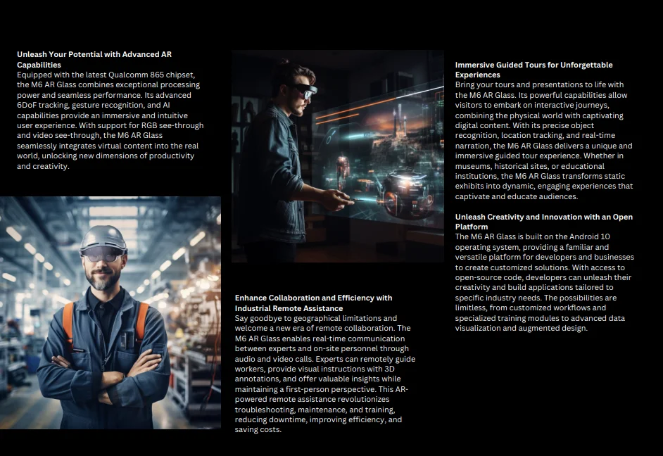 6DOF AR Glasses - Immersive Visual Experience with 071 Micro OLED