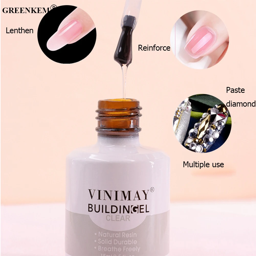 Private Label 15ml Gel New Universal Extension Liquid Nail Varnish Multi-functional Extension ...