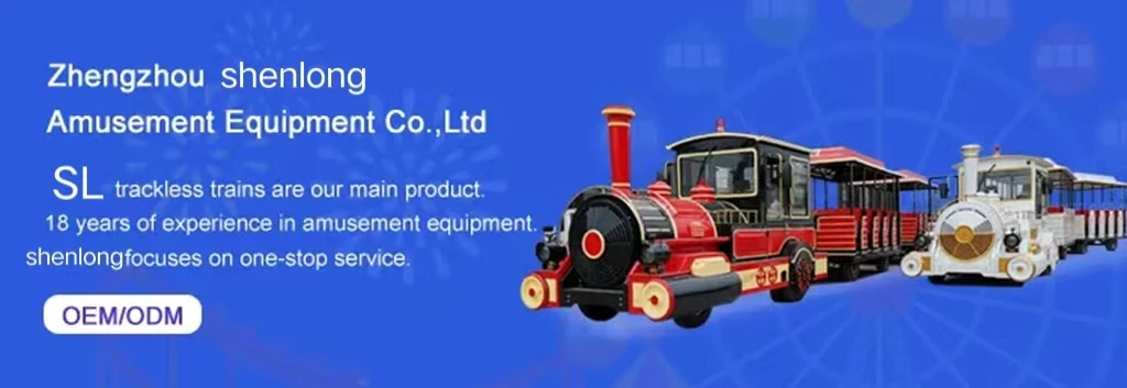 Shenlong Electric Trackless Train - Funfair Ride for Sale