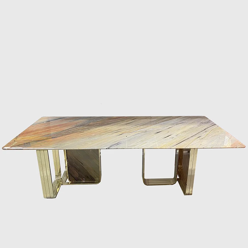 Kings-wing Modern Luxury Natural Marble Coffee Table Marble Tea Table ...