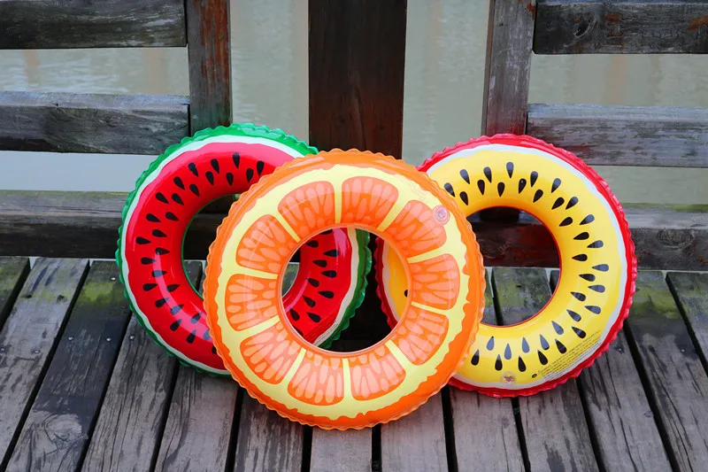 Watermelon Inflatable Pool Float Circle Swimming Ring For Kids Adults ...
