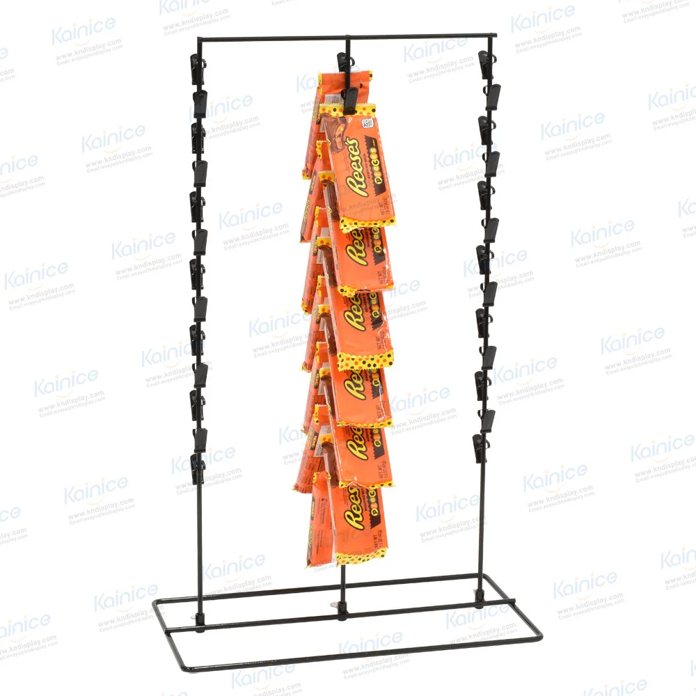 Kainice Wholesale Metal Wire Floor Rotating Potato Strip Chips Snack ...