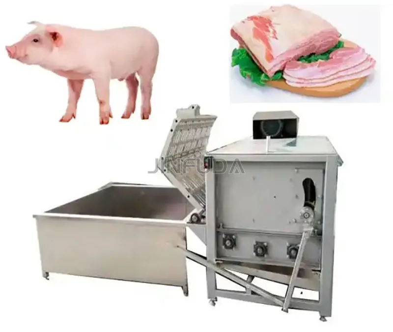 Pig Slaughtering Equipment Automatic Double Hydraulic Pig Depilator ...