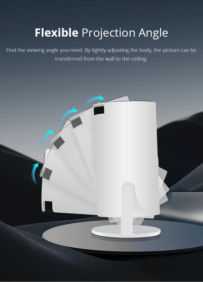 Hy300 Mini Home Theater Proyector Full Hd 4k Video Wireless White Focus ...