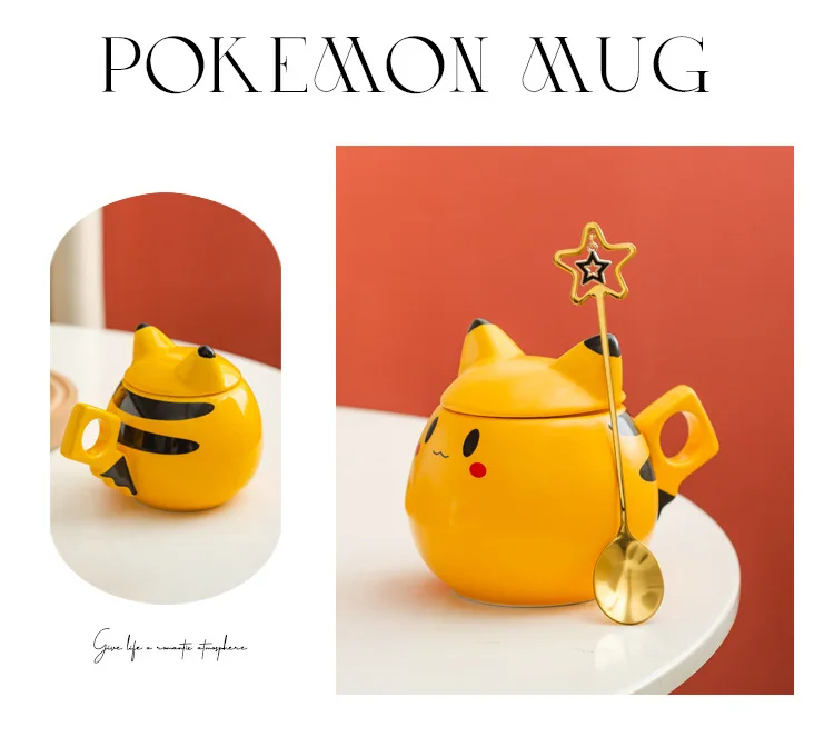 Kawaii Cute Cartoon Kids Pokeball Drinking Water Cup