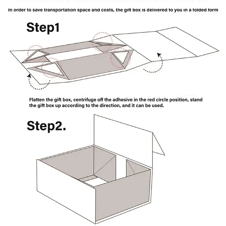 Custom Open-Top Cardboard Display Boxes for Stacking Books