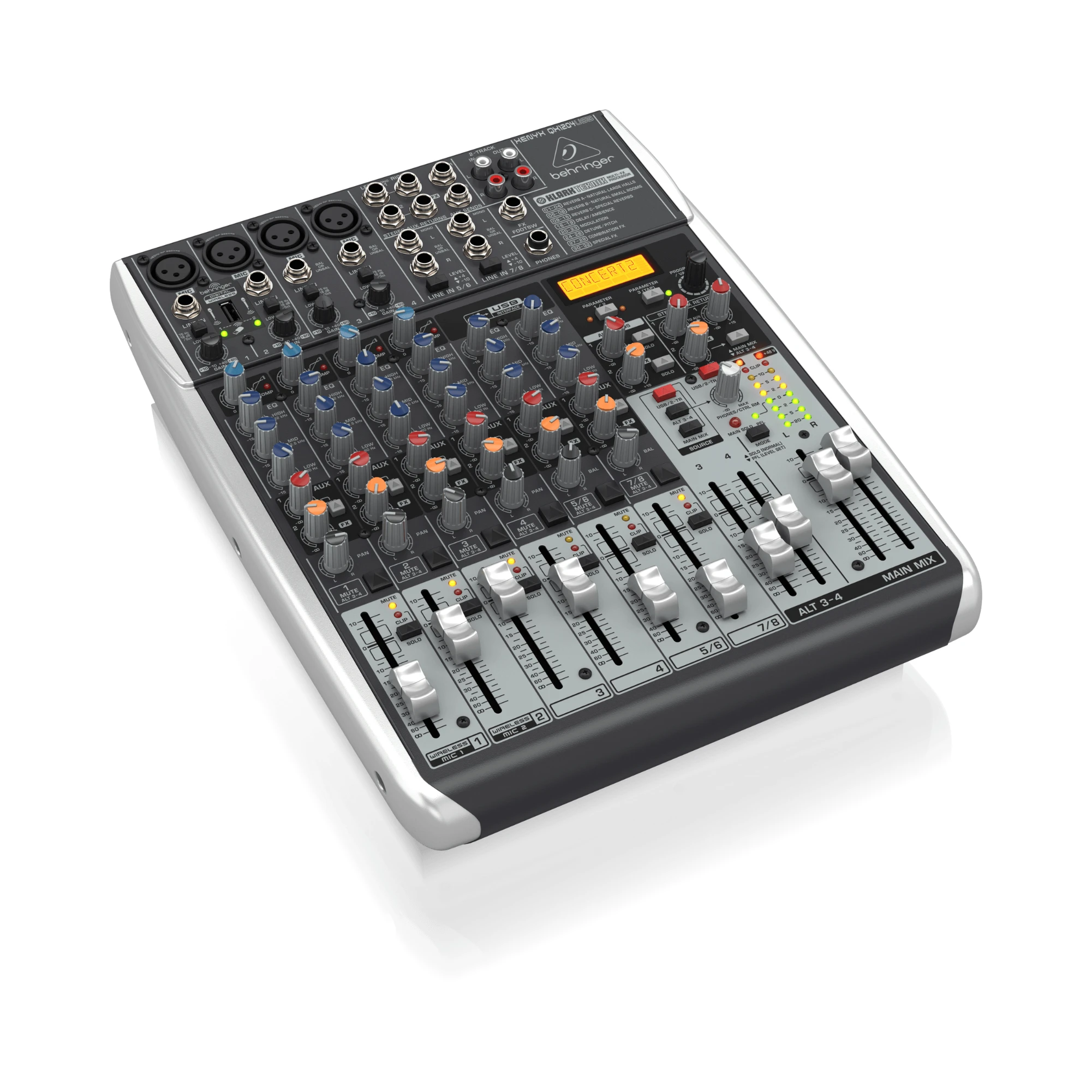Behringer Qx1204usb 8-channel Professional Digital Mixer Console Stage ...