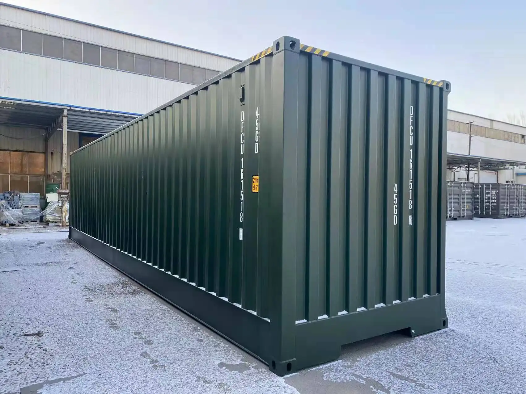 New 20HQ Shipping Container - Dry, White, 28cbm Capacity