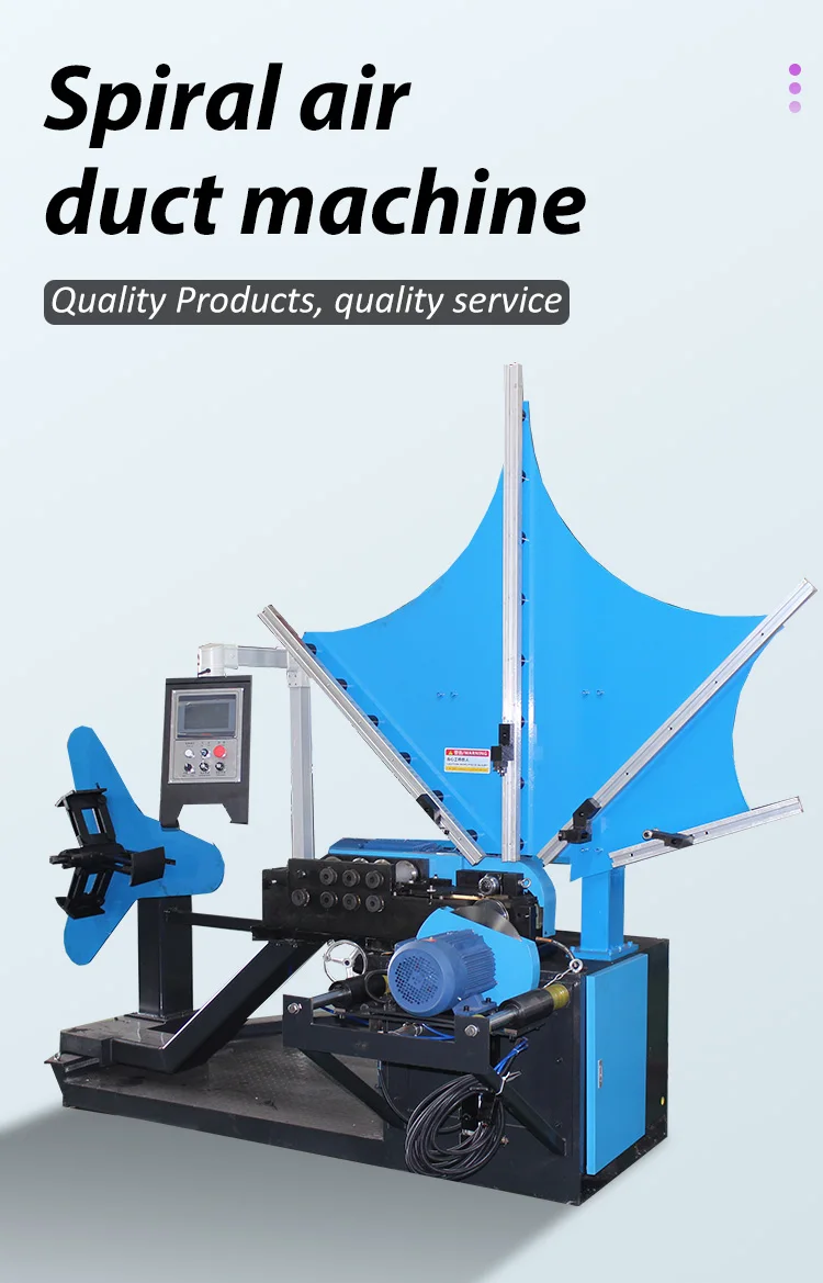 Hvac Strip Spiral Duct Making Machine Manufacturer - Buy Spiral Duct ...