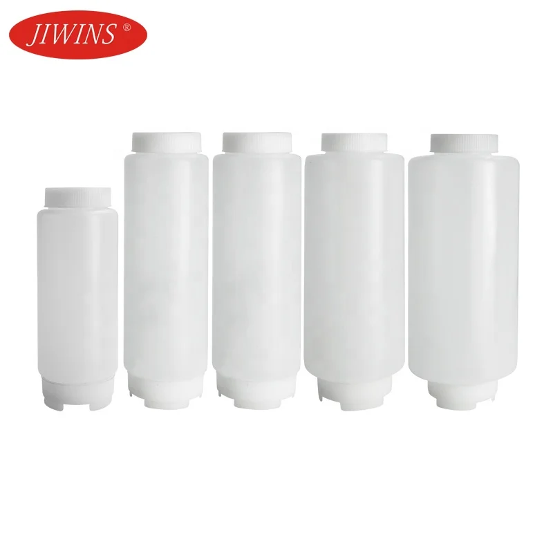 Commercial Kitchen bar FIFO Squeeze Bottle Customized Colorful Dual-way ...