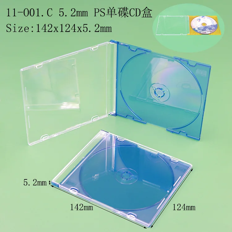 Wholesale Packing Plastic Clamshell CD Case Empty Blank Cases Clam ...