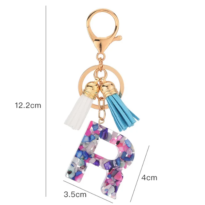 Stylish Letter Keychain Acrylic With Lobster Hook High Quality Boutique ...