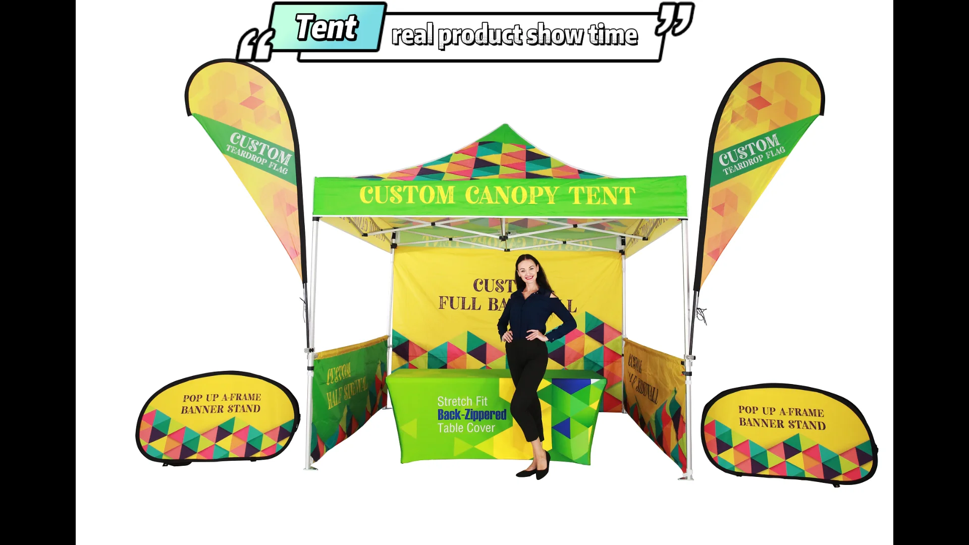 40mm Hexagonal Aluminum Outdoor Trade Show Tent 10*10ft Advertising ...