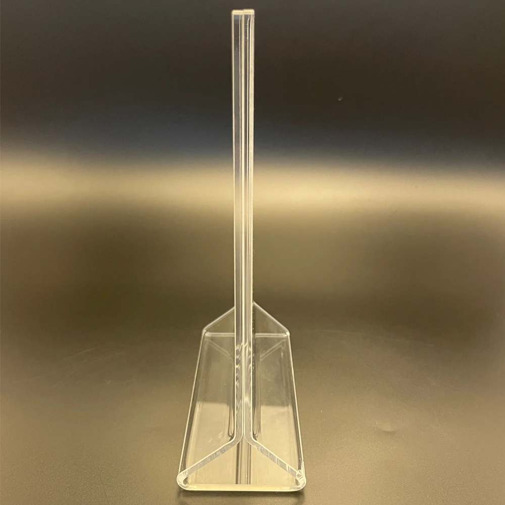 Custom T-Shape Clear Acrylic Perspex Sign Holder Display Stands ...