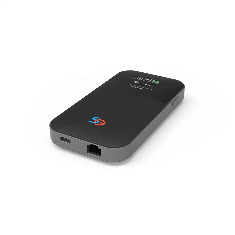 Soft Esim Vsim OEM 5G Cellular Wifi6 Modem with RJ45 Port