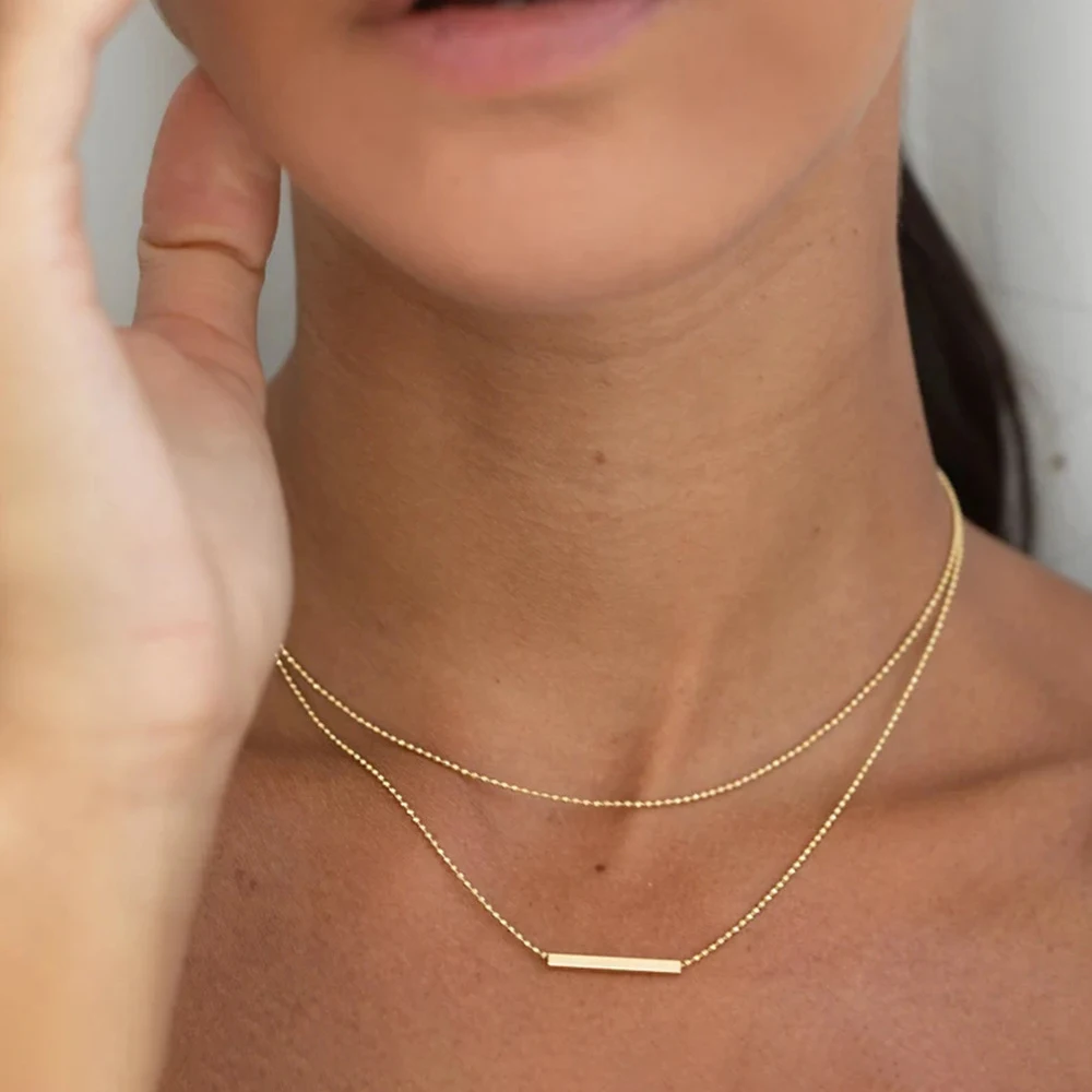 Trendy 18k Gold Plated Waterproof Anti-tarnish Stainless Steel Jewelry ...