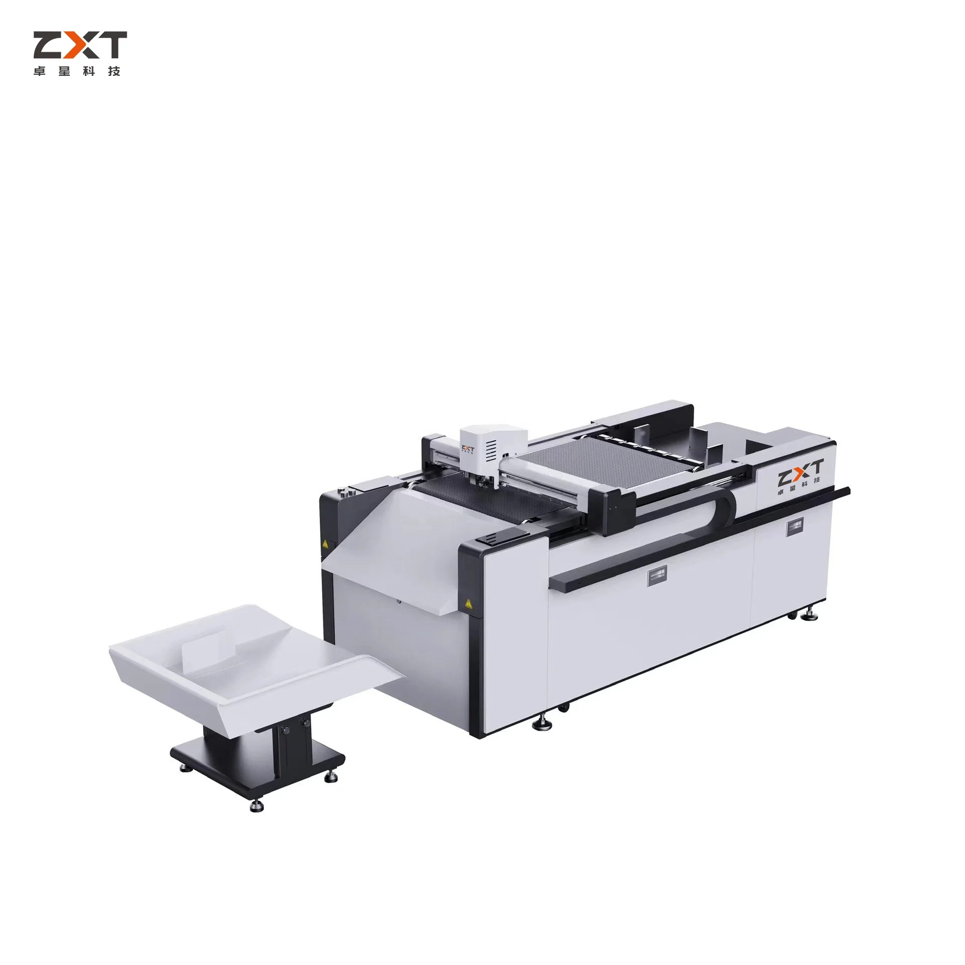 Automatic CNC Cutter Plotter Flat Bed Corrugated Cardboard Carton Box ...