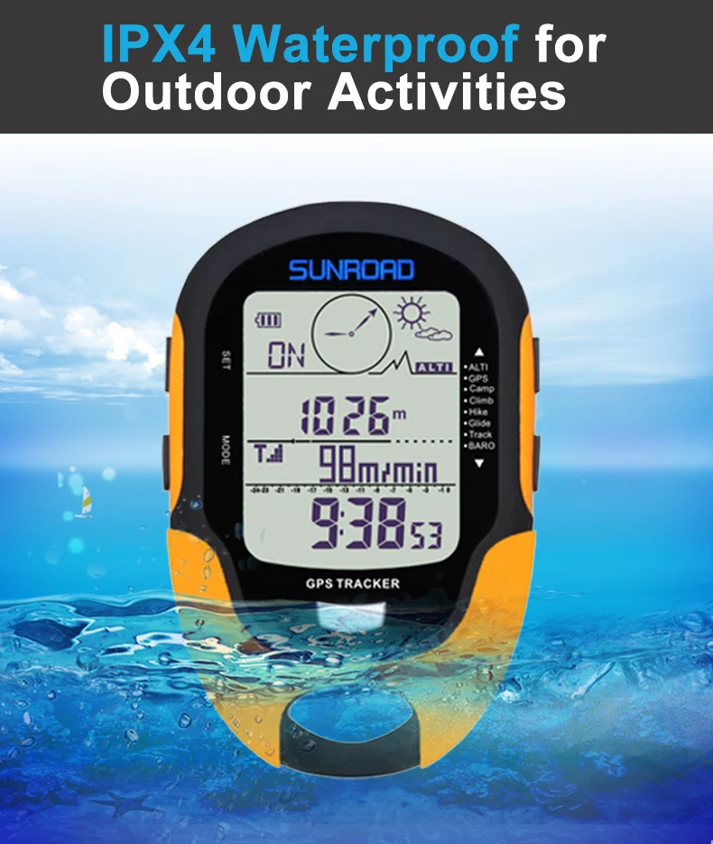 Barometric Meter Digital Compass Hybrid Altimeter Watch