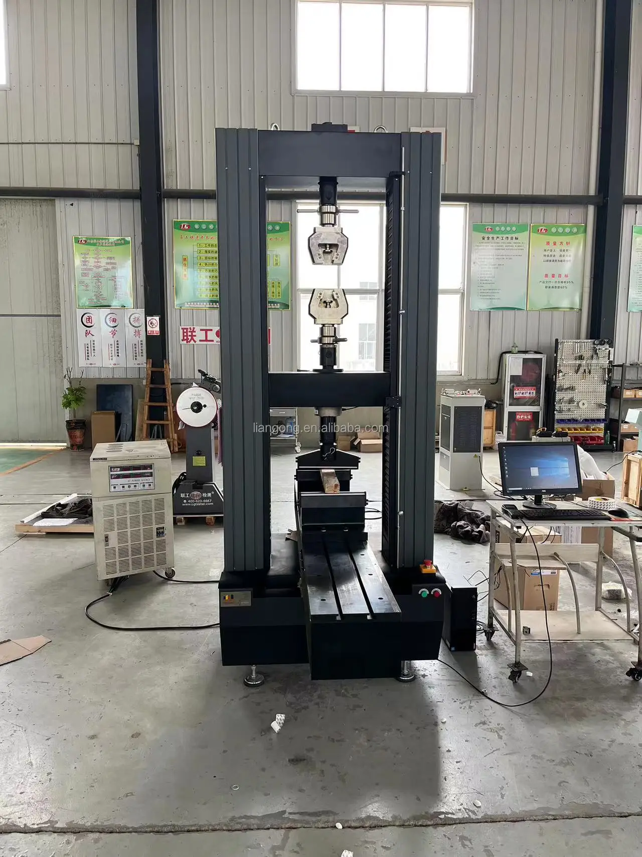 Computer Control Electronic Universal Testing Machine Usage Tensile ...