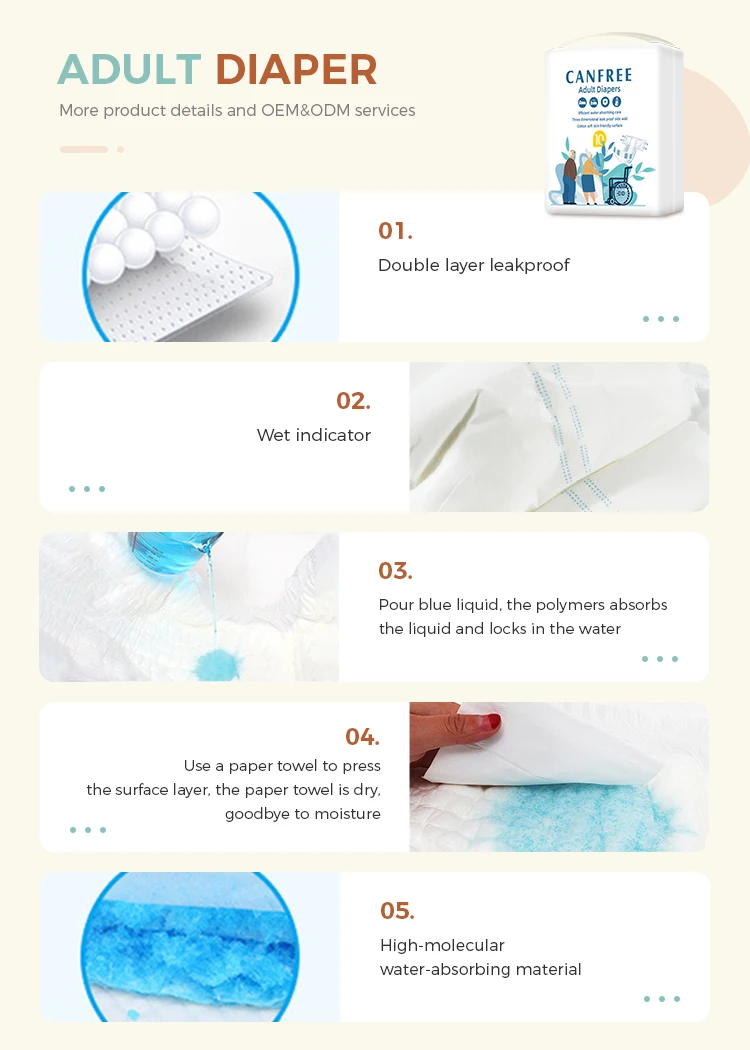 Free Samples Adult Diapers Disposable Adult Diaper Breathable Oem Adult ...