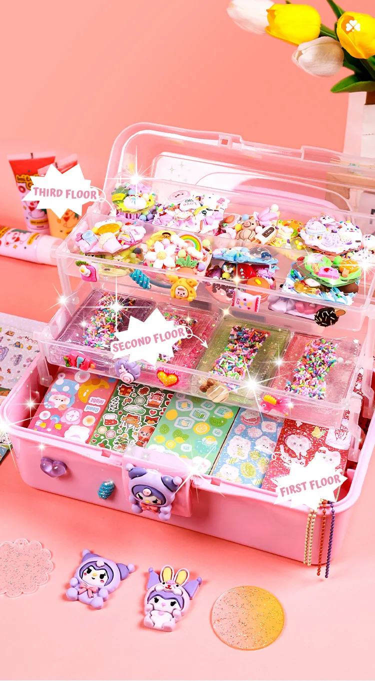 Guka Sticker Set Girls Children's Stationery Hand Book Material Full ...