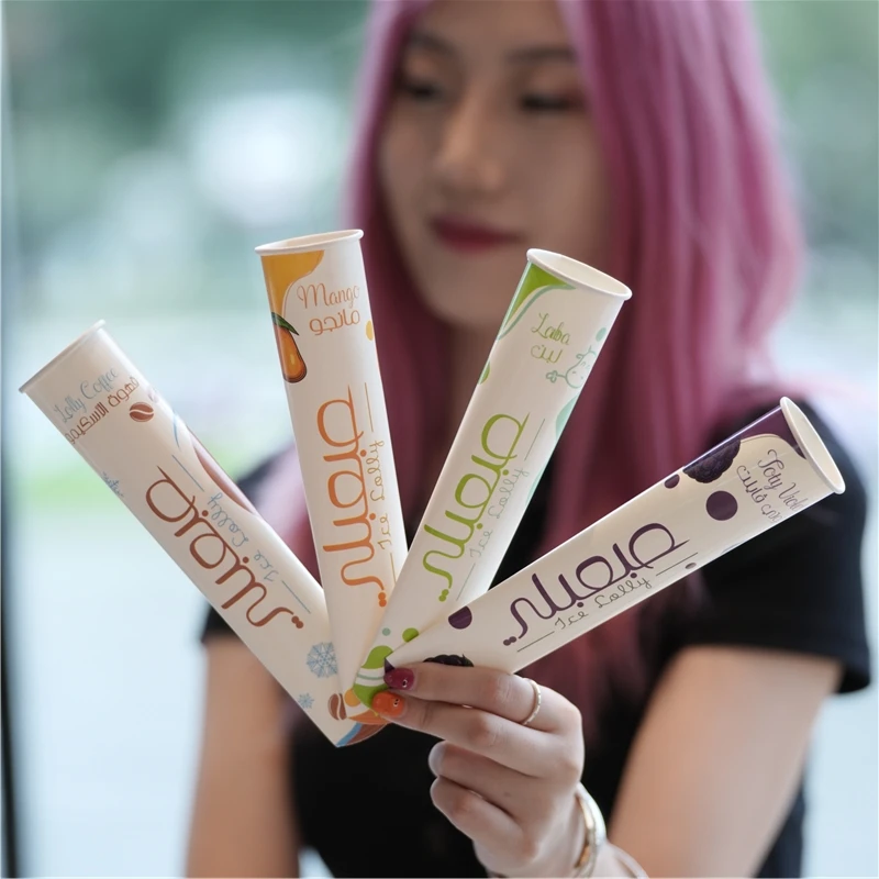 Customized Logo Calippo Ice Cream Tube - Eco Friendly