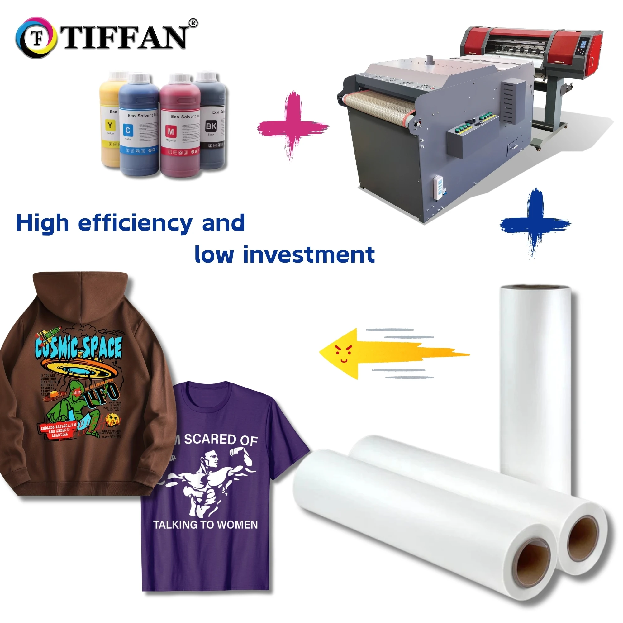 30cm 42cm 60cm Hot Peeling Printing Film T-shirt Heat Transfer Dtf Pet Film Chameleon Glitter ...