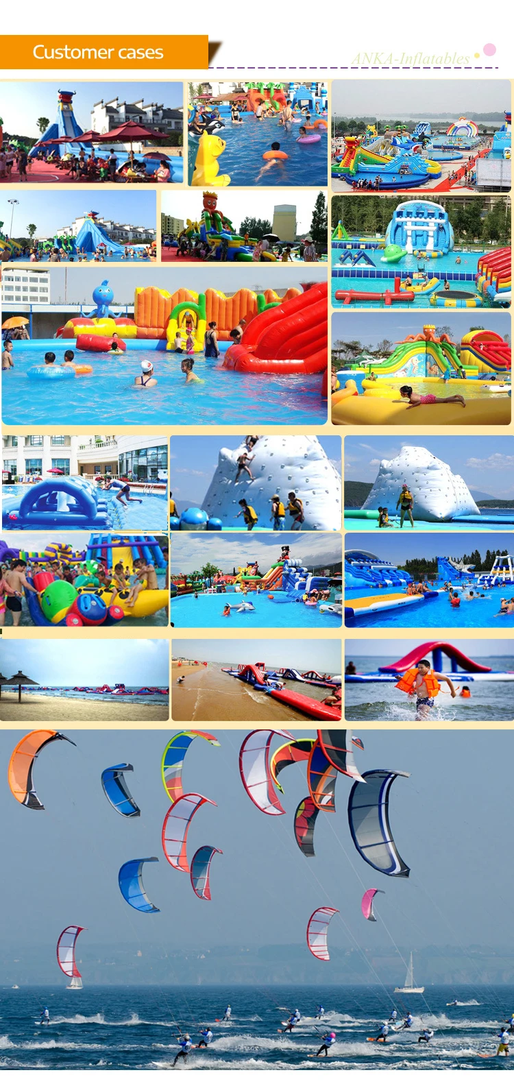 New Design Inflatable Water Amusement Park Large Outdoor Water Aqua Fun ...