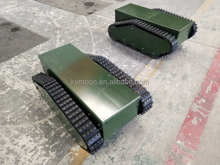 Robot Rubber Tracked Small Machine Max Load 300kgs Tracked Robot ...