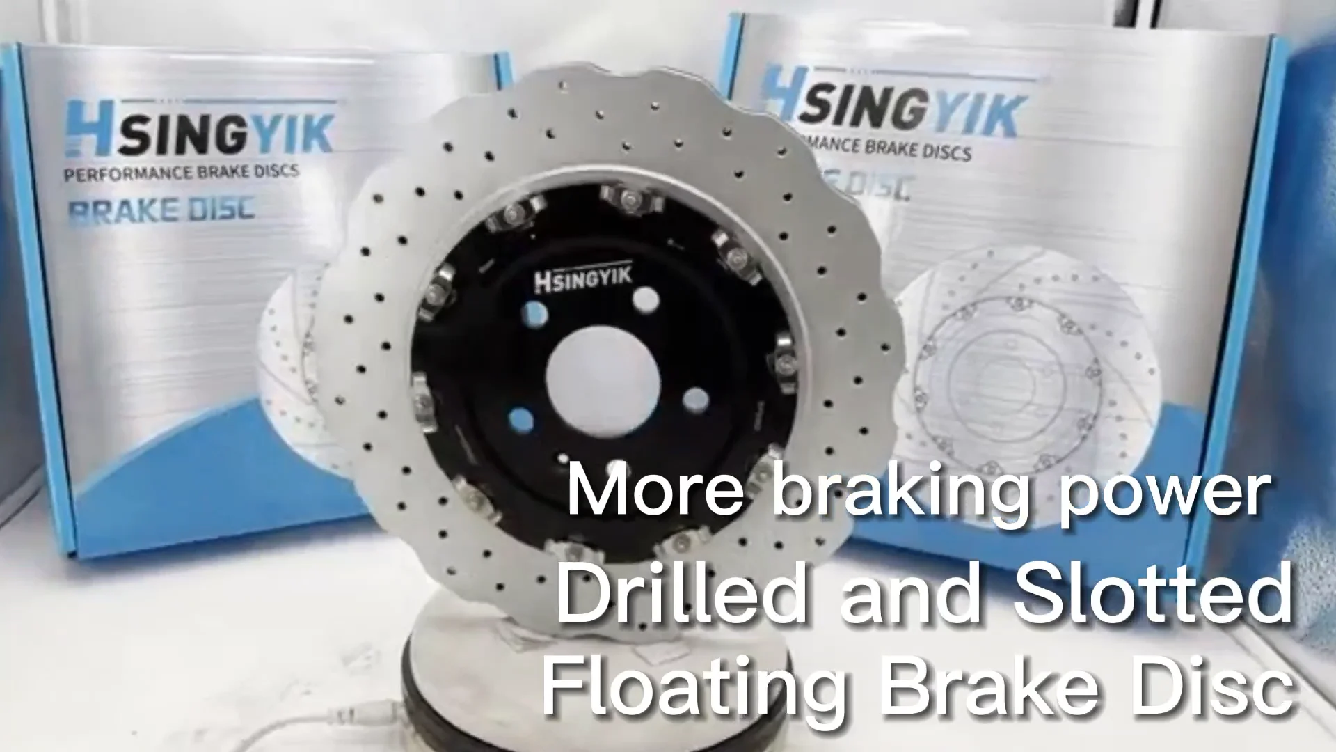 Hsingyik Brake Systems Black Hat Disk With Screw Rear Brake Disc For ...