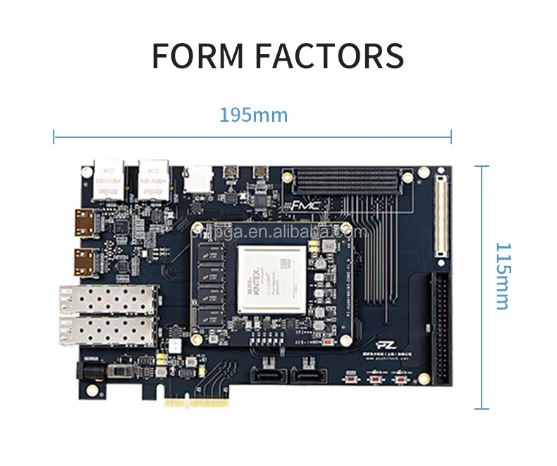 Puzhi Pz-ku040-kfb Xilinx Kintex Ultrascale+ Xcku040 Fpga Evaluation ...