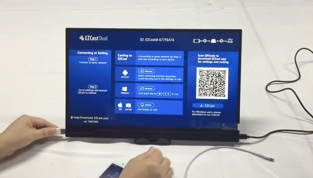 Hd Monitor With Osd Menu Multi Language For Laptop Smart Phone 17.1 ...